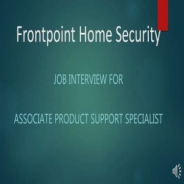 Frontpoint Home Security | PPT