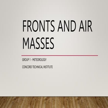 Air Masses | PPT