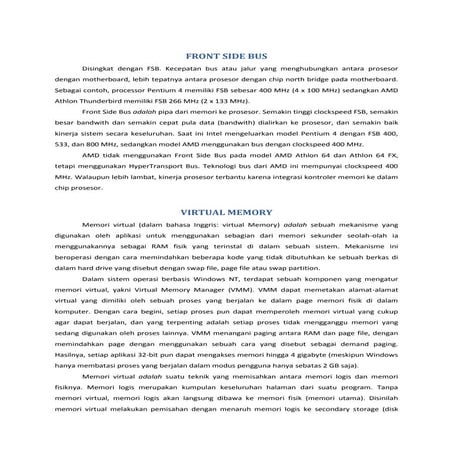 Front side bus | PDF