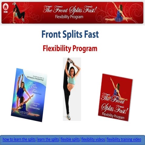 Front Splits Fast how to perform a split | PDF