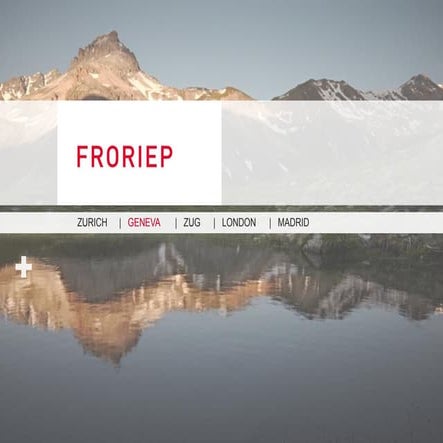 FRORIEP - «De-offshorization and protection of your investments in ...
