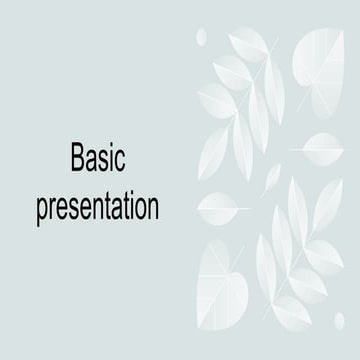 Frosty Design of the basic 1presentation | PPTX | Business Expos ...