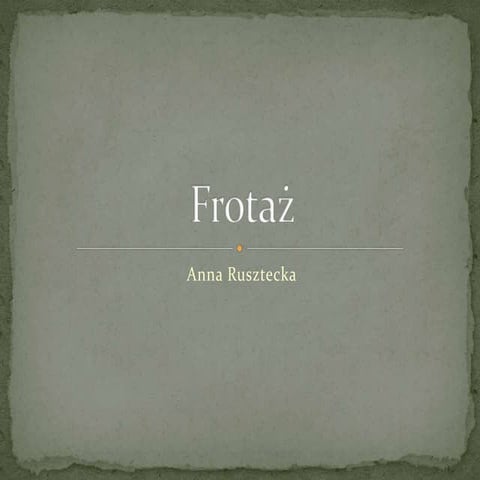 Frotaz | PPTX