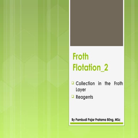 Froth flotation 2 | PPT