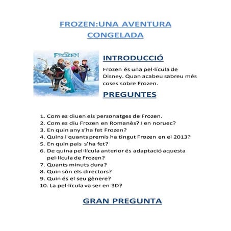 Frozen | PDF