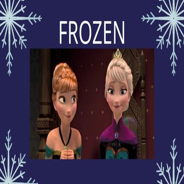 FROZEN cartoon mini-lesson plan for children | PPT