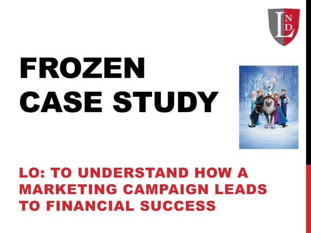 Frozen case study | PPTX
