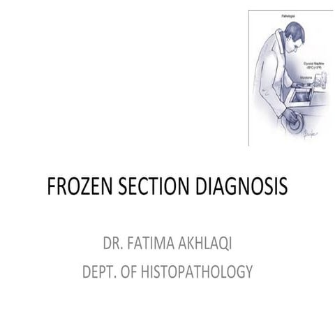 Frozen section | PPT