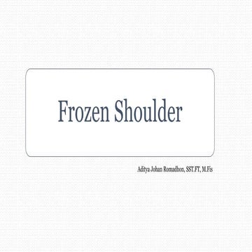 Frozen Shoulder.pptx