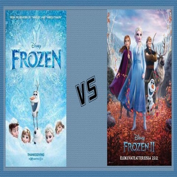 Frozen vs frozen 2 | PPTX | Home Entertainment Systems | Consumer ...