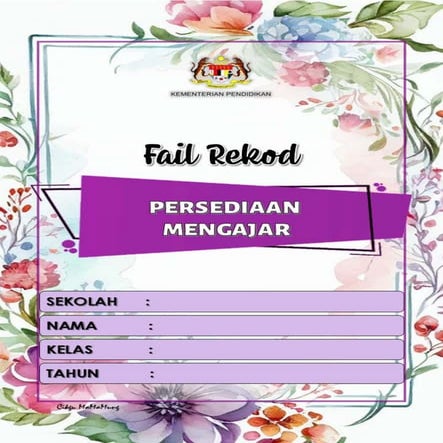 Fail Rekod Persediaan Mengajar Versi Purple 2025 | PDF