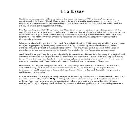 Frq Essay.pdf