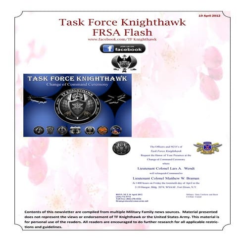 19 April FRSA Flash | PDF