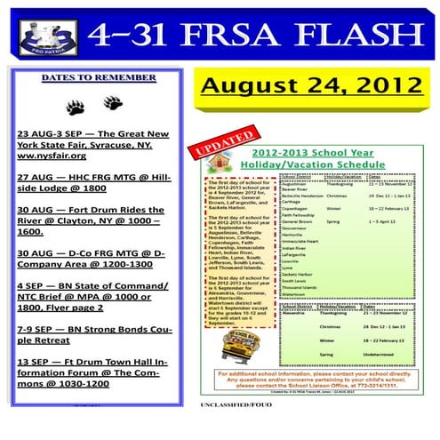 FRSA Flash 24 AUG 2012 | PDF