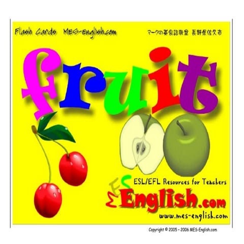 Fruit 1 ppt | PPT