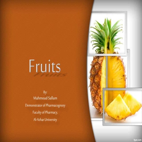 Fruits (Introduction+Fennel) | PPTX