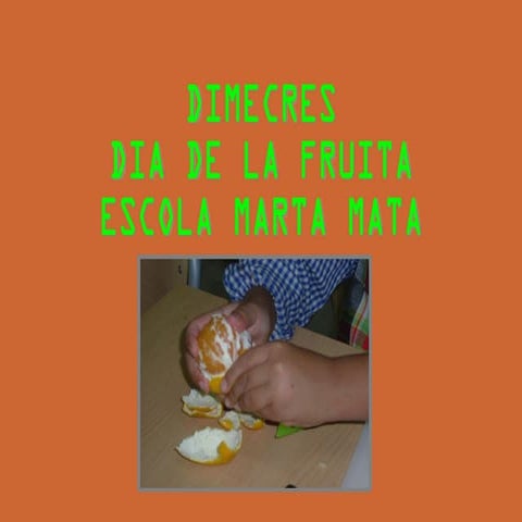 Coneixem les fruites | PPTX