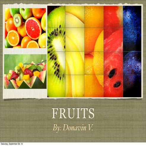Fruit group by Donavin | PPT