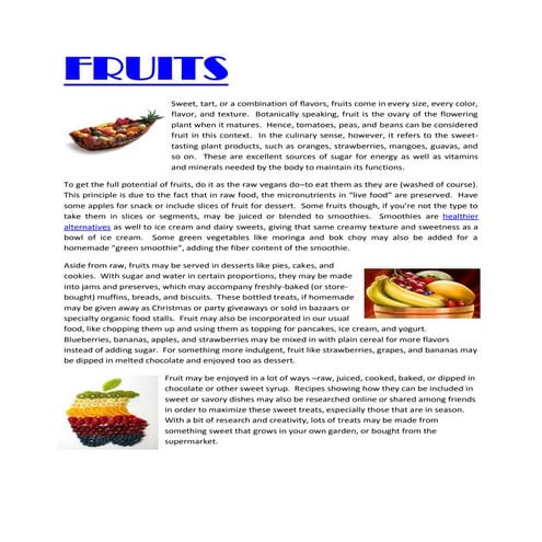 Fruits | PDF