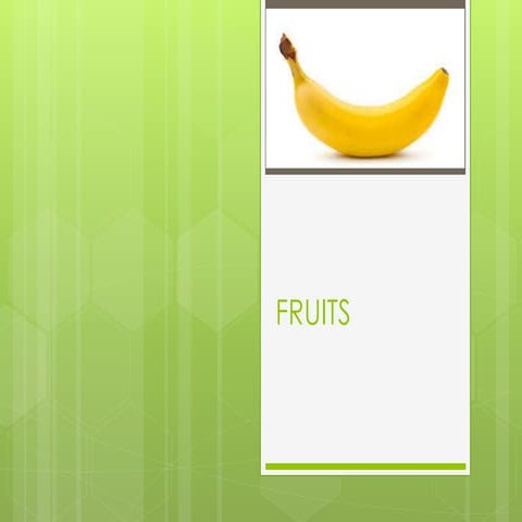 Fruits Flash cards | PPTX