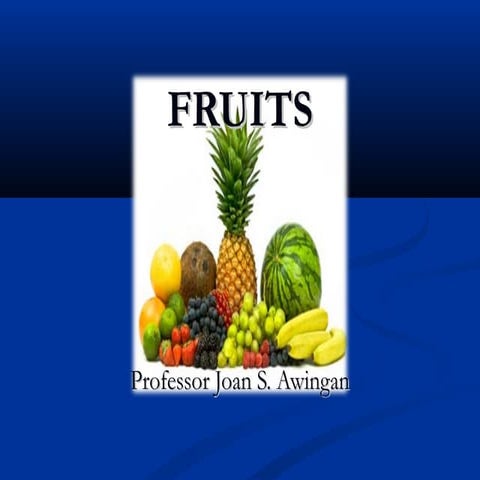 Fruits | PPT