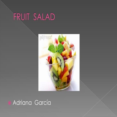 Fruit salad 2 | PPTX