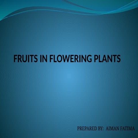 Classification of Fruit | PPTX