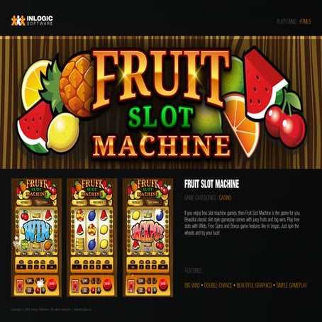 Fruit slot machine html5 presentation | PPT