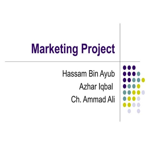 Marketing Project | PPT