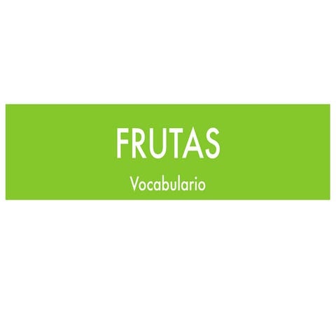 Frutas | KEY