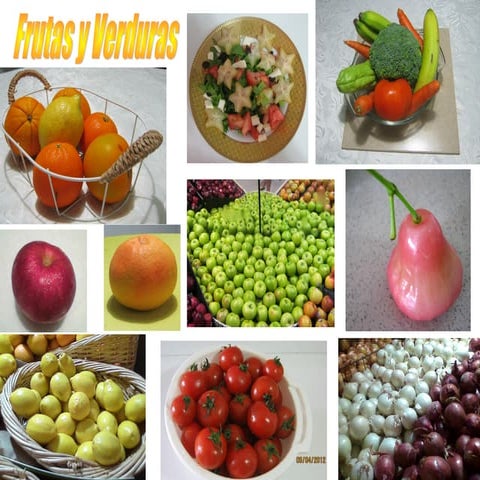 Frutas y verduras pp t | PPT
