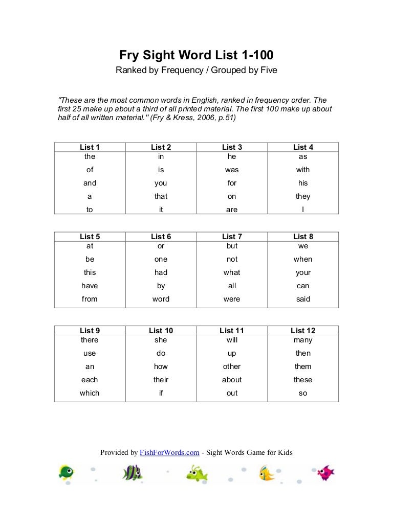 fry-sight-word-list-100-by-5