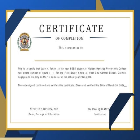 FS-1Sample-Certificate.pp@7_98750000//99 | PPT