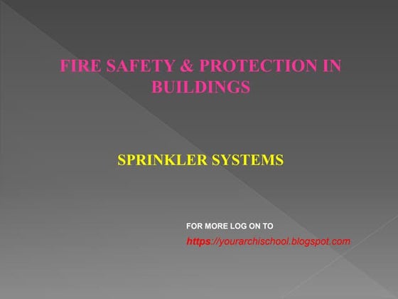 Sprinkler system. | PPT