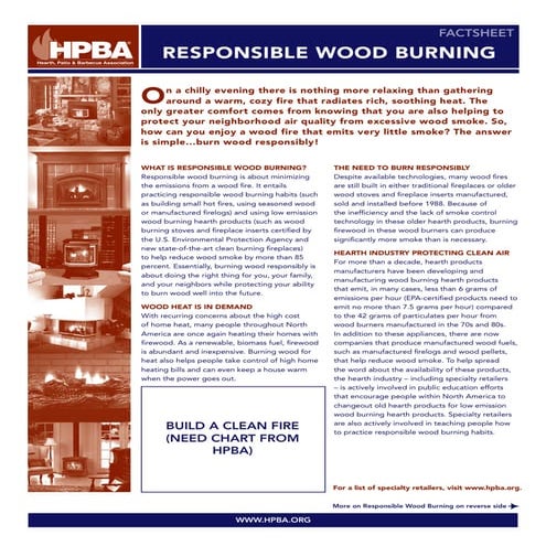 Wood burning handbook | PDF