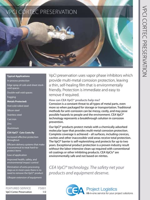 CORROSAFE ® VCI Volatile Corrosion Inhibitor | by CGP COATING ...