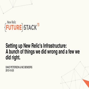 Setting Up New Relic's Infrastructure | PDF