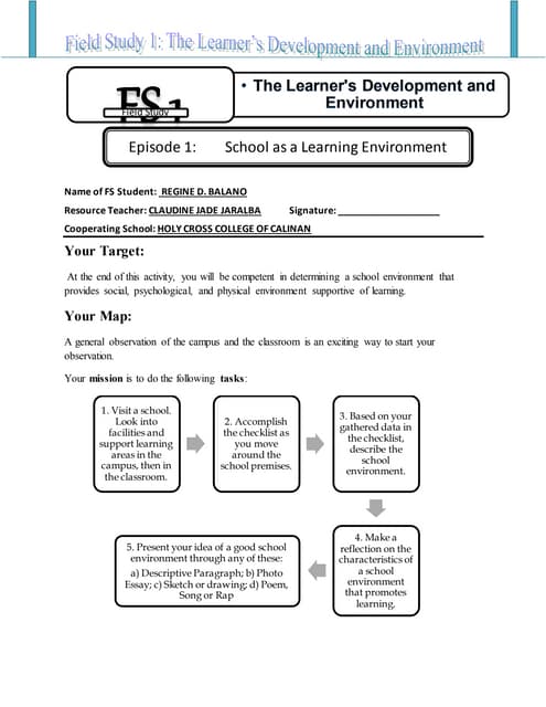 Field study 1 episode 1 | DOC