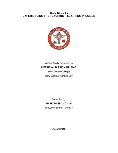 Field Study 2 Episode 6 | PDF