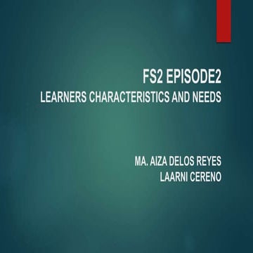 Fs1 episode2 | PPT