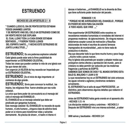 Estruendo | PDF