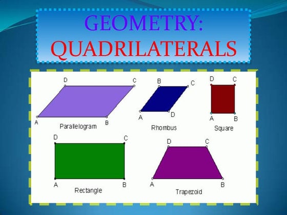 Quadrilateral properties | PPT