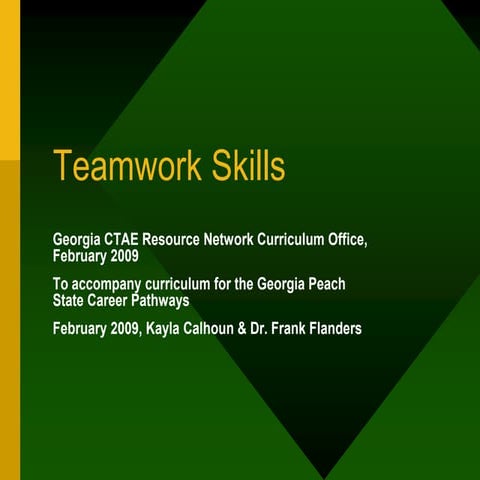 Teamwork Skills.ppt