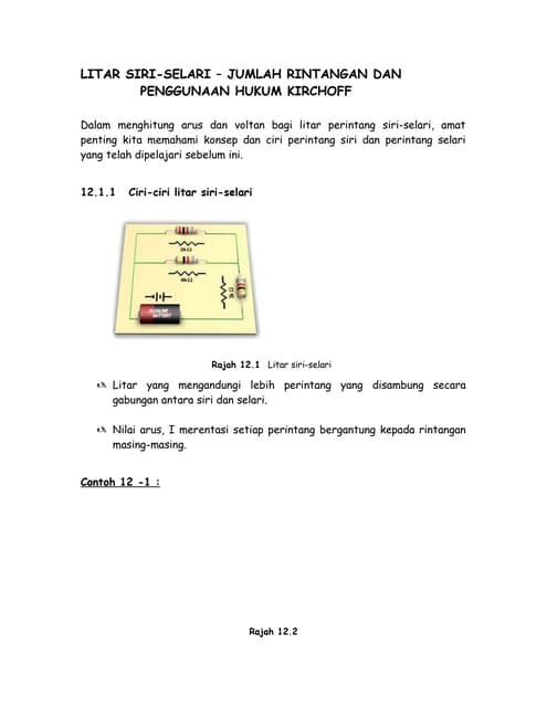 Litar siri dan selari | DOCX