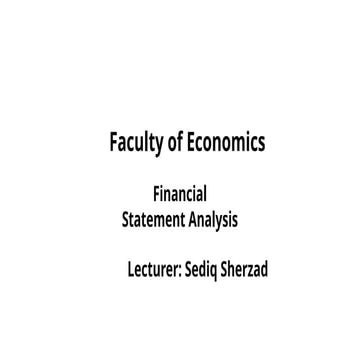 FSA-Slide-1.pptx financial statement analysis | PPTX