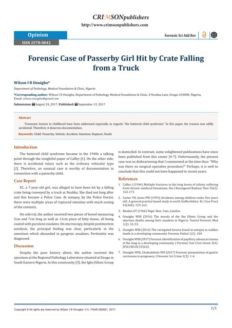 Mystery of the seven deaths | PDF