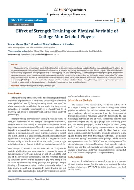 ASCA Poster Presentation Submission | PPT | Weightlifting | Sports