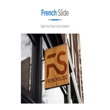 French Slide Product Demo Booklet | PPT
