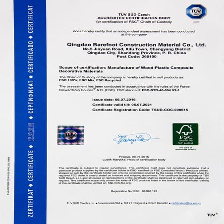 Fsc certificate | PDF