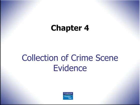 Crime scene investigation lecture | PDF